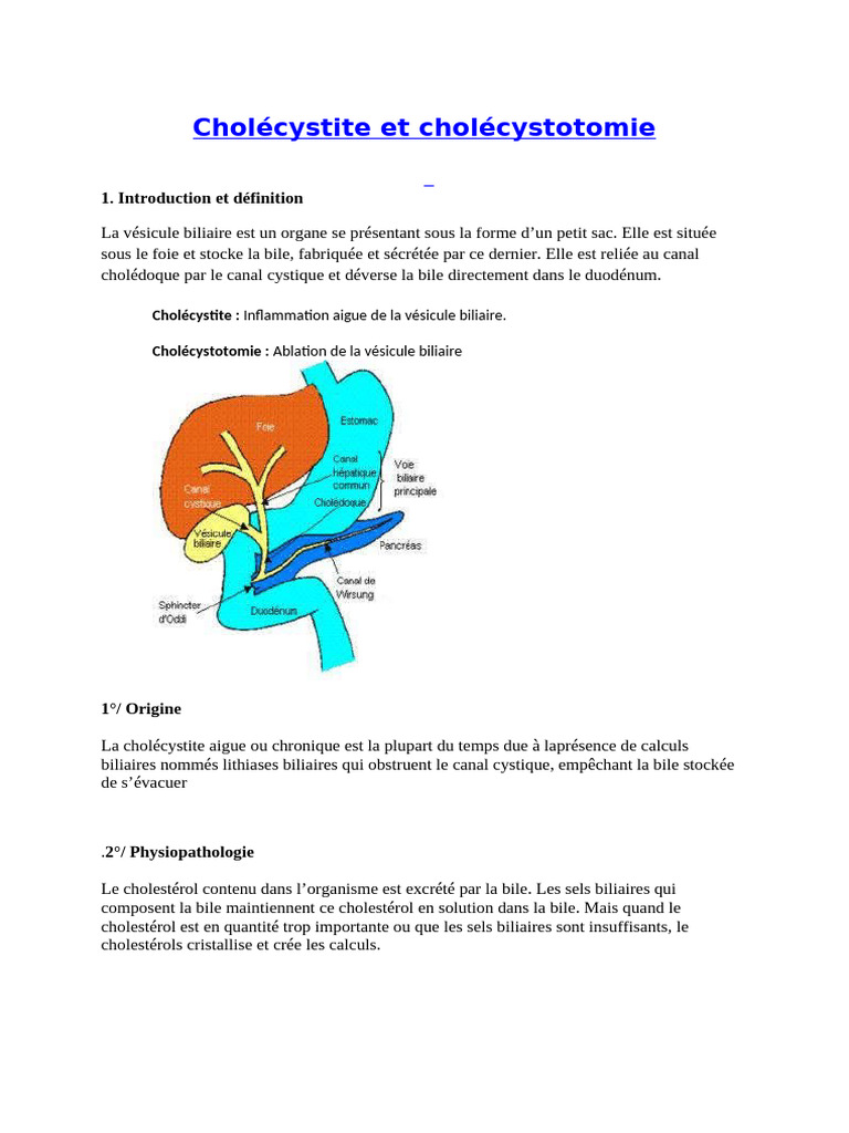 Cholecystit | PDF