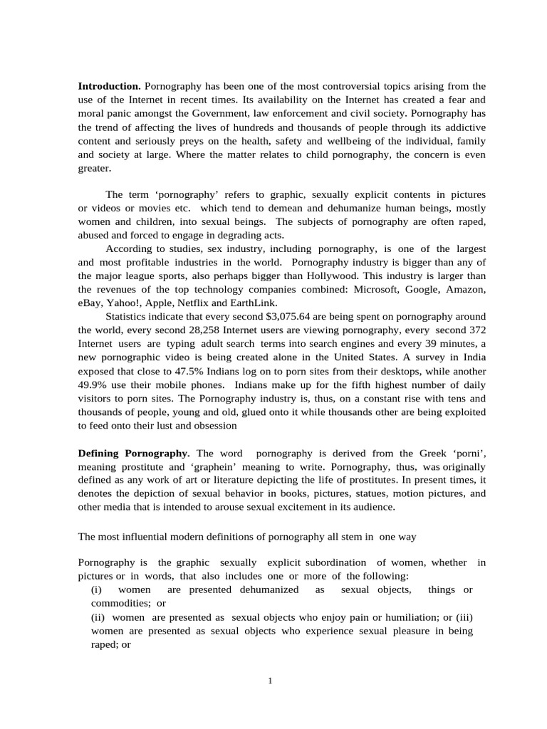 Pronography | PDF