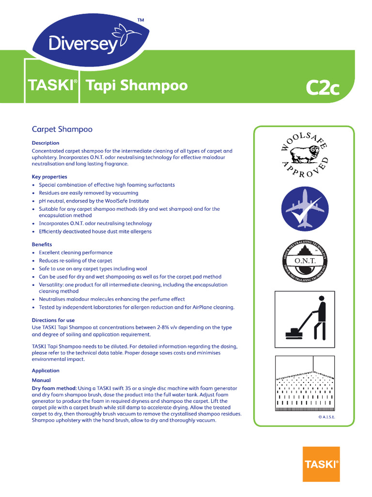 Pis - Taski Tapi Shampoo c2c | PDF