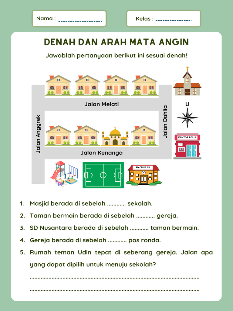 LKPD DENAH B.Indo | PDF