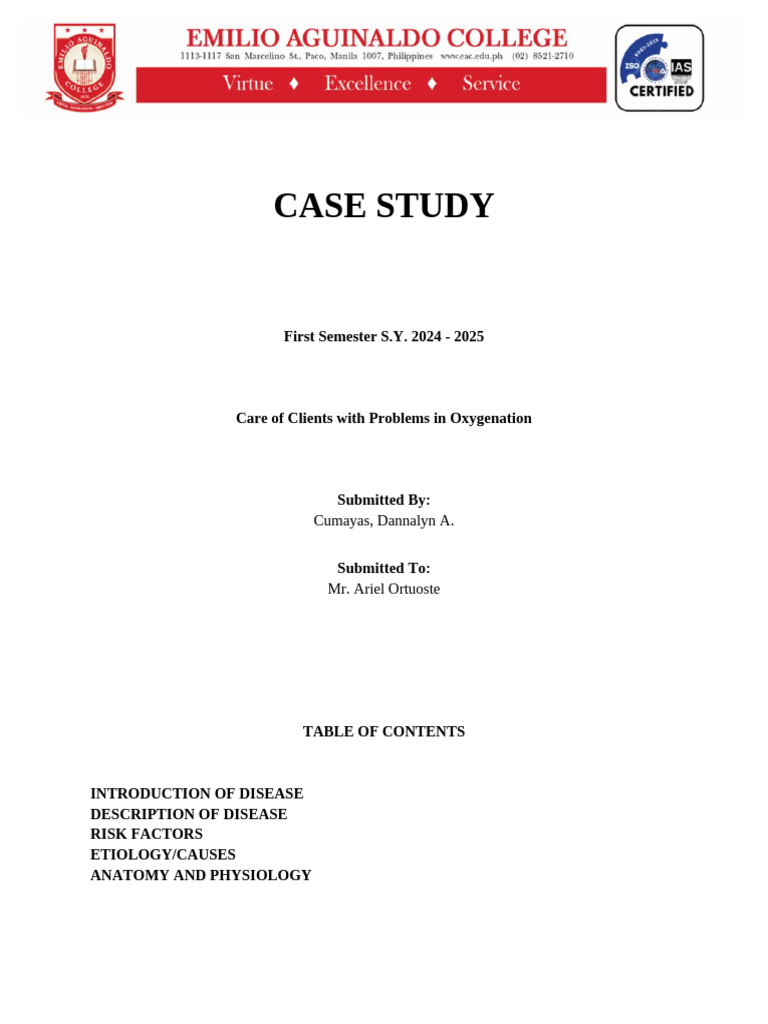Sinusitis Case Study | PDF