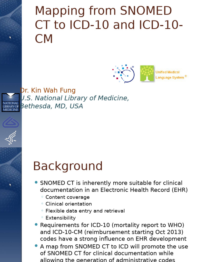 Snomed To Icd-10 Map 2012 | PDF