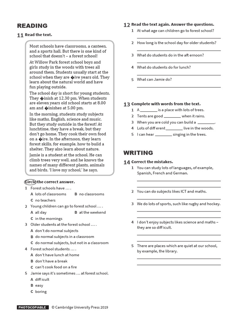 Reading Unit 2 | PDF