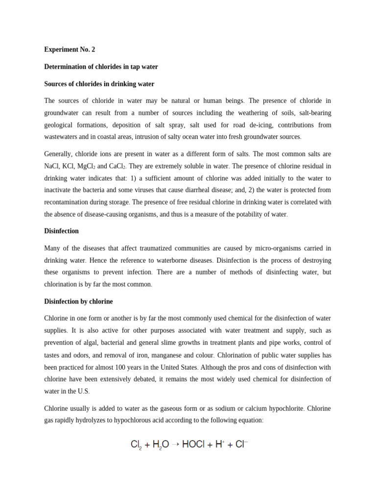 Experiment No 2 | PDF | Titration | Chemistry