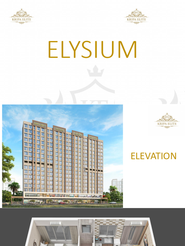 Kripa Elite Elysium Brochure | PDF | Bathroom | Room
