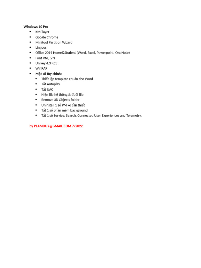 Giới thiệu W10 | PDF