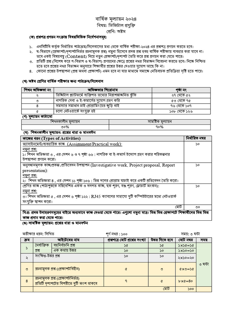 Digital Technology 8 | PDF