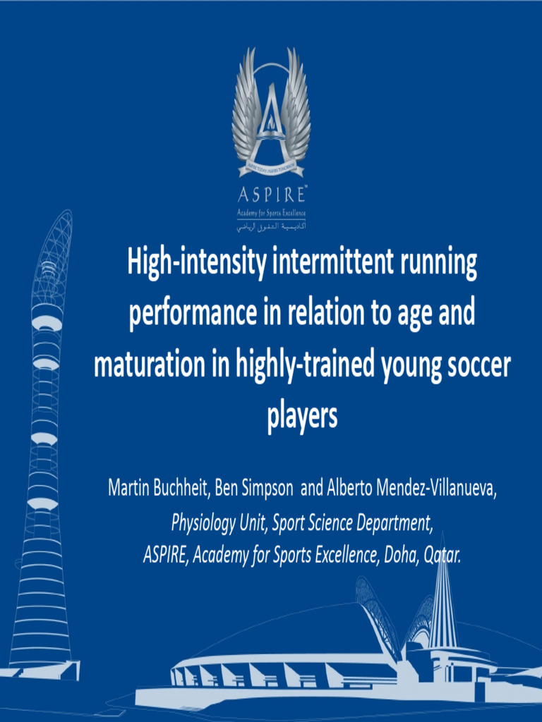 High Intensity Intermittent Running Performance in Relation To Age | PDF