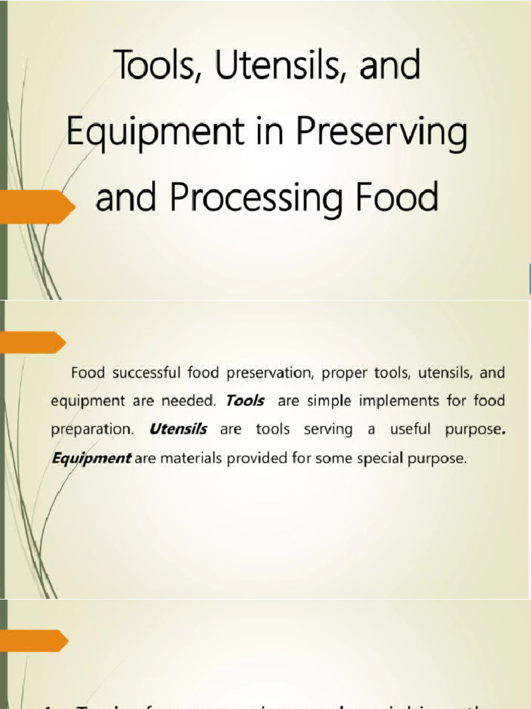 TLE 8 Cookery Lesson 2 | PDF