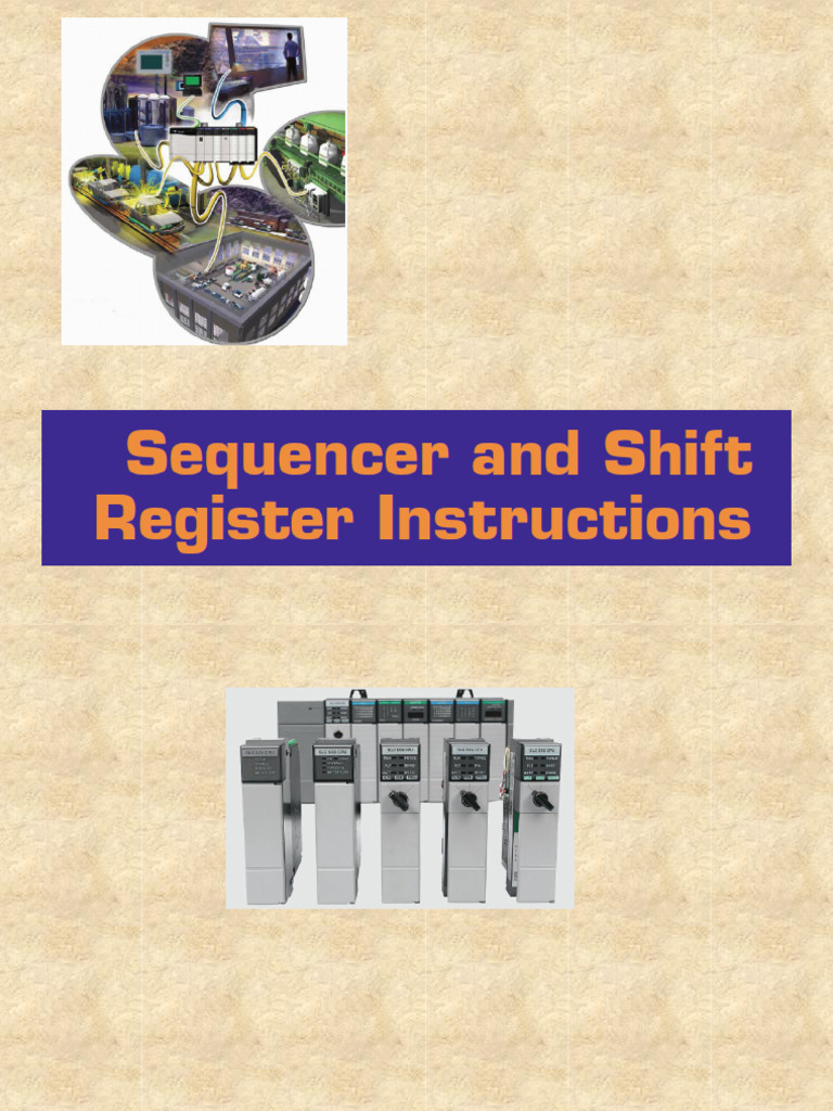 Chapter12 - Sequencer and Shift Register Instructions | PDF