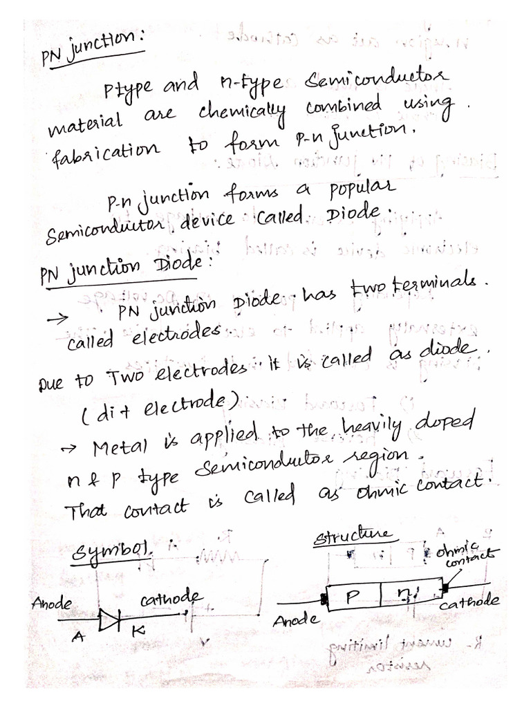 pn junction devices | PDF