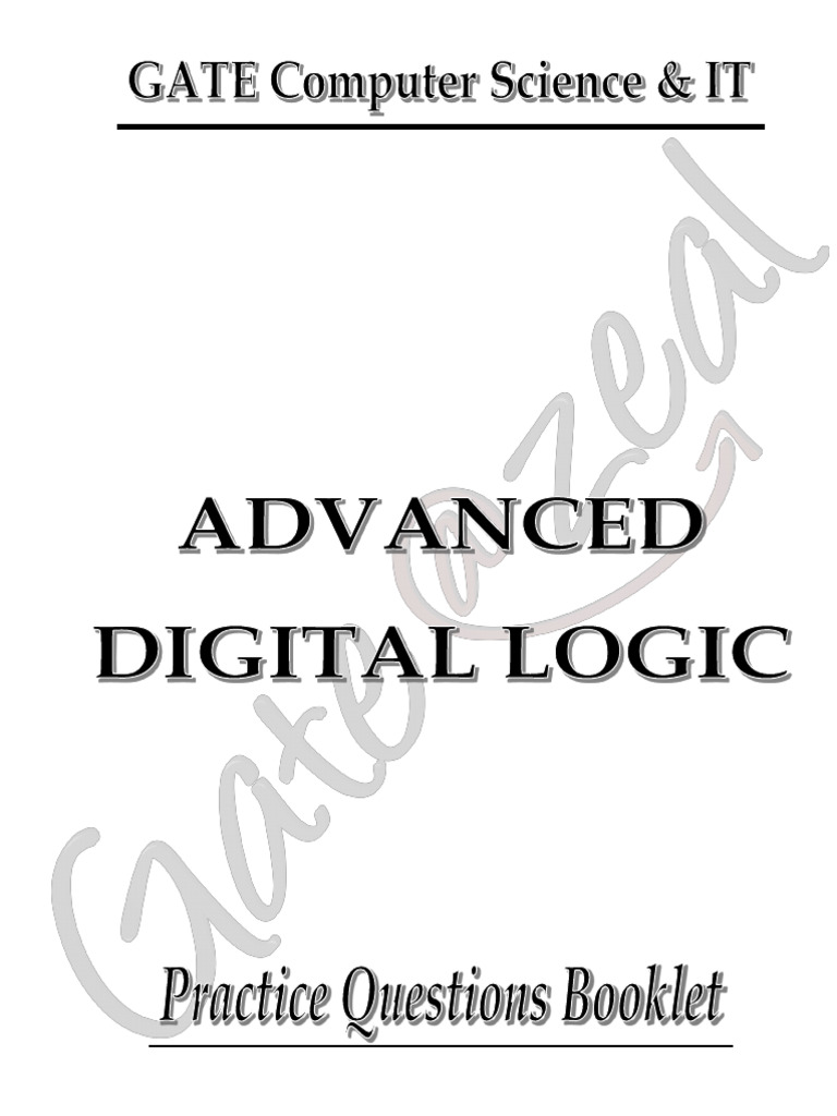 Advance Digital Logic Sheet - 2022 | PDF