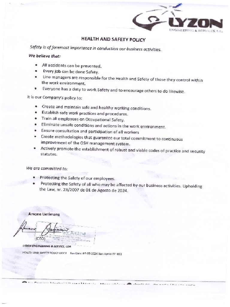 Hse Policy | PDF