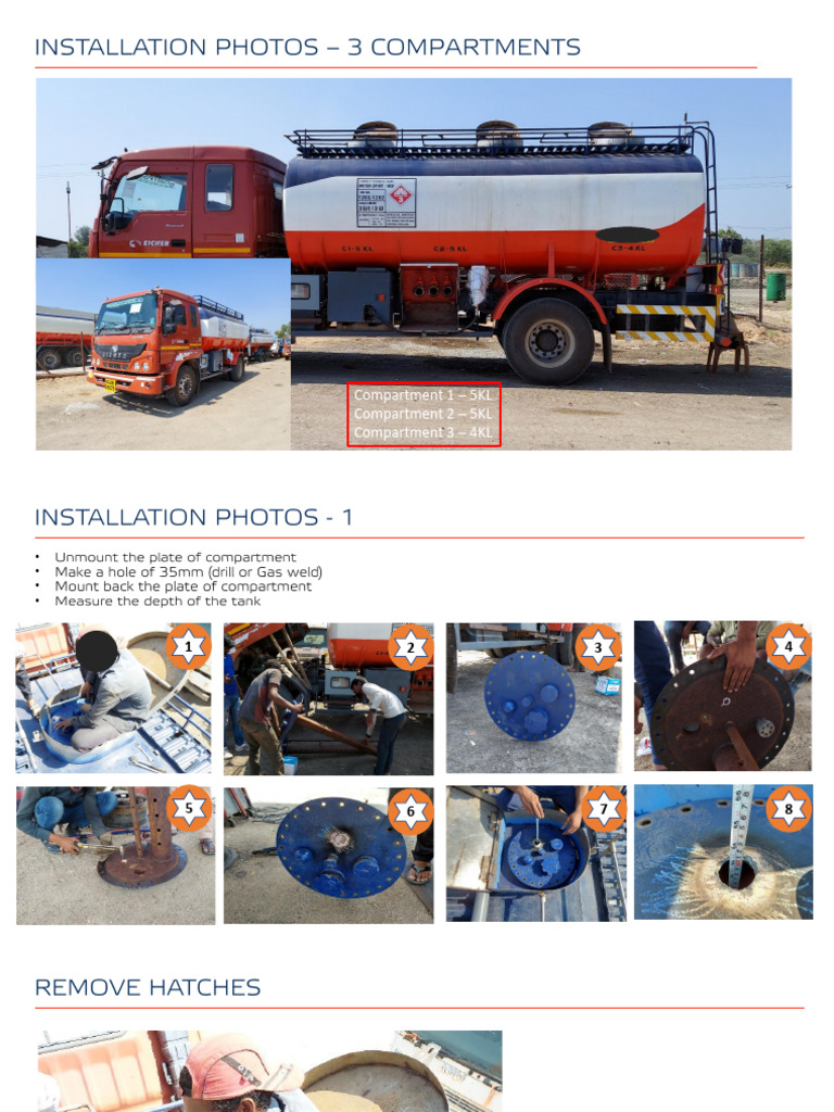 Fuel Bowser Installation Pictures | PDF