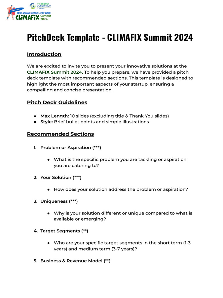CLIMAFIX Summit 2024 | PDF