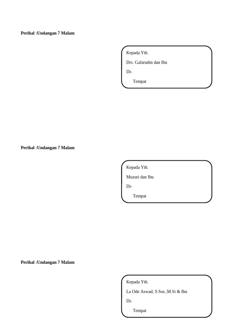 001.AMPLOP SURAT Skripai Dino | PDF