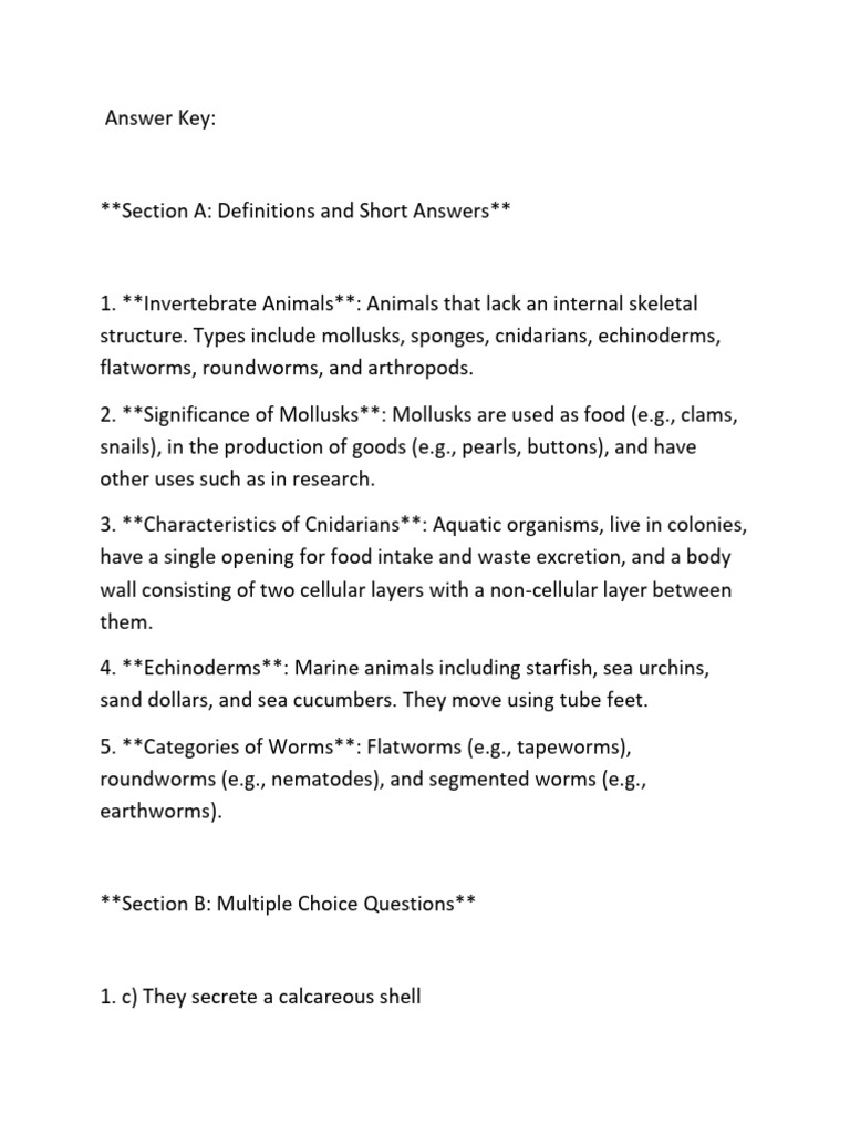 Grade One Science Answers | PDF
