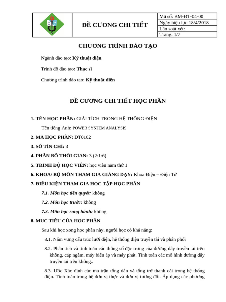 5.DCCT Giai Tich Trong HTD | PDF