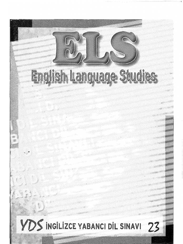 Els 23 | PDF | Language Arts & Discipline | Foreign Language Studies