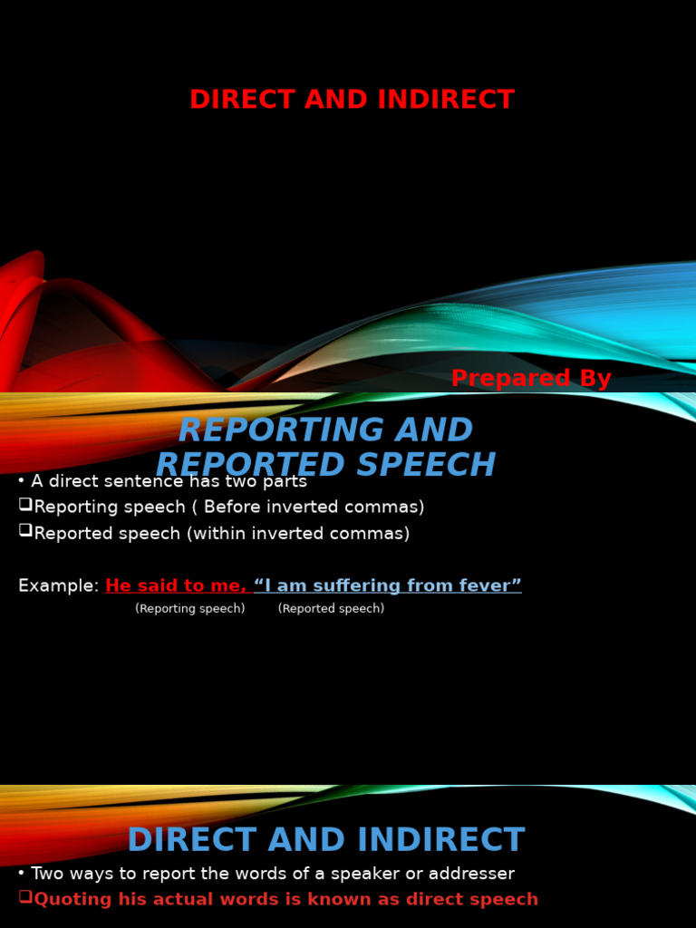 grammar direct in direct | PDF