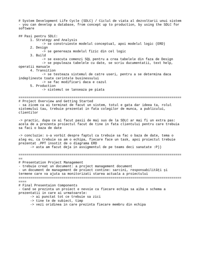 Section 10 - Creating Database Projects | PDF