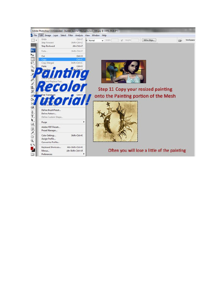 Painting Recolor Tutorial | PDF