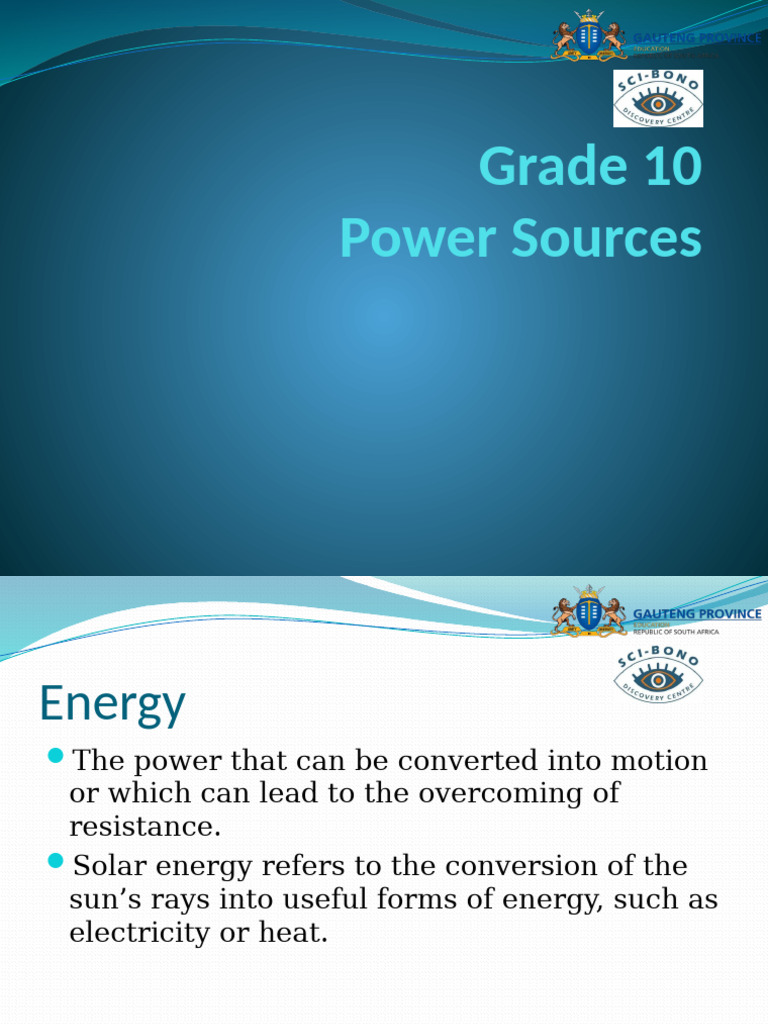 Grade 10 Topic 4 Presentations | PDF | Photovoltaics | Solar Cell