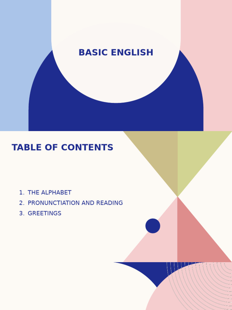 Basic English | PDF