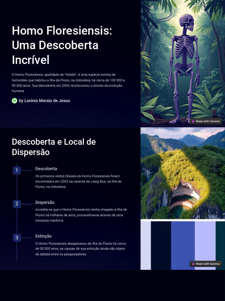 Homo Floresiensis: O Hobbit da Evolução | PDF | Homo | Evolução humana