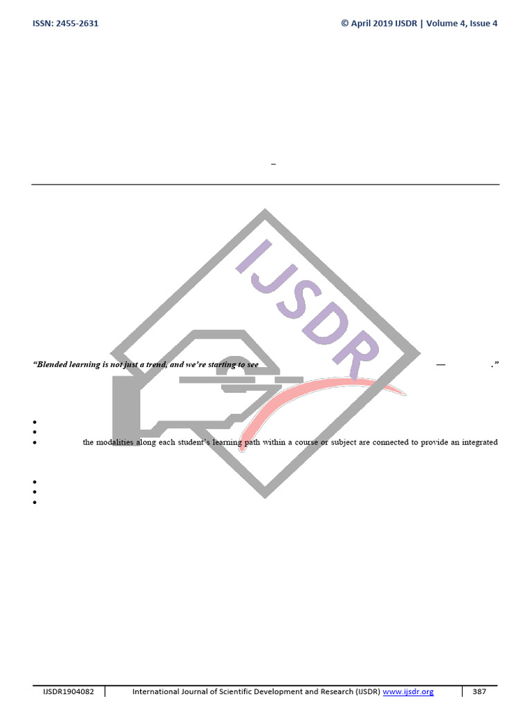 IJSDR1904082 | PDF