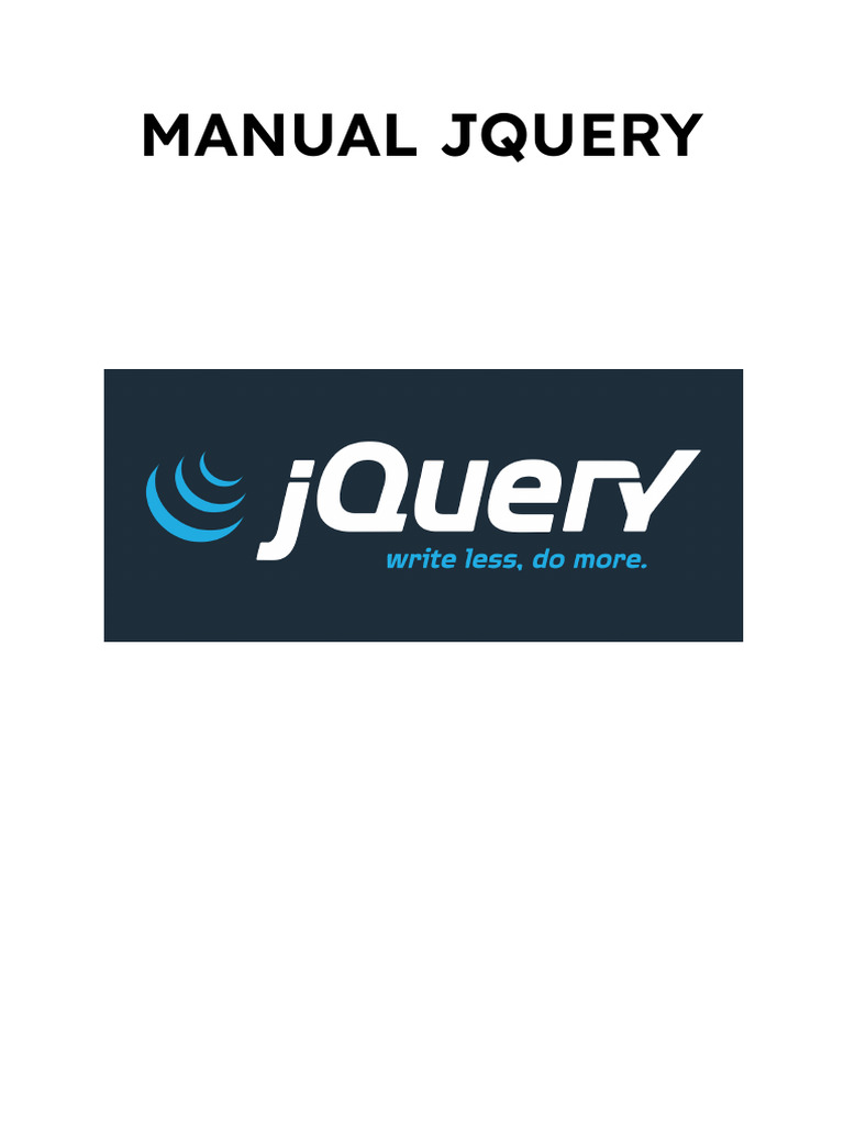 Manual Jquery | PDF