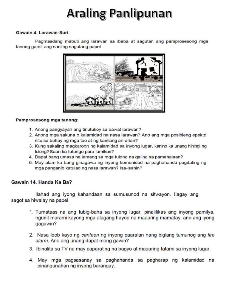 AP Precautions During Disasters | PDF