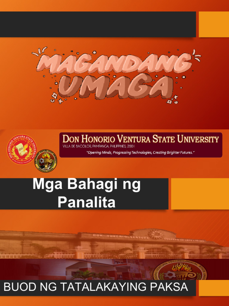 Mga Bahagi ng Pananalita at Halimbawa | PDF | Language Arts & Discipline