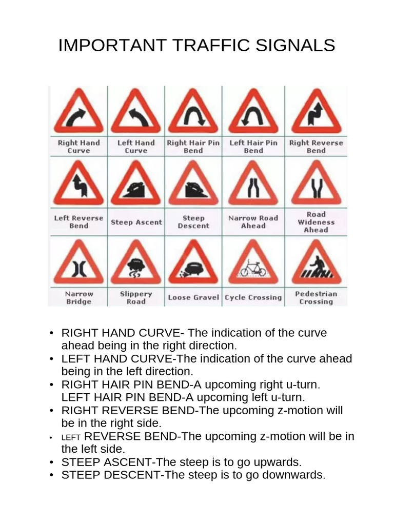 Traffic Signals | PDF
