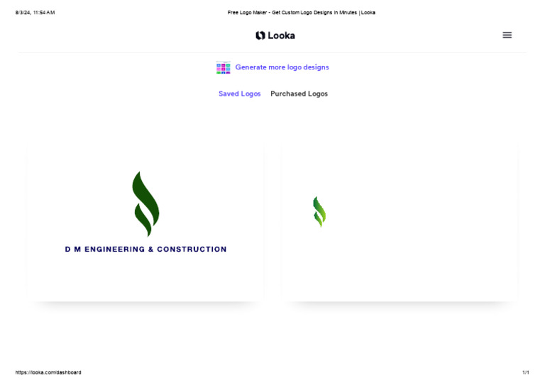 Free Logo Maker - Get Custom Logo Designs in Minutes - Looka | PDF