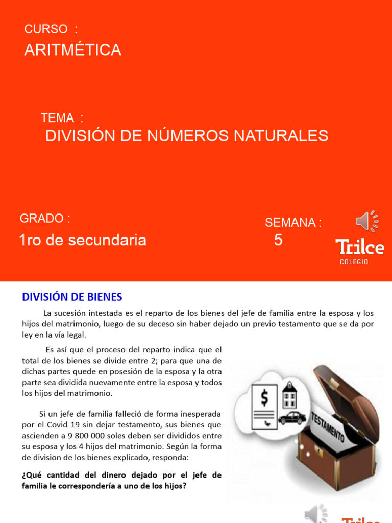 A-1ro-Division de N-Meros Naturales (Con Audio) | PDF