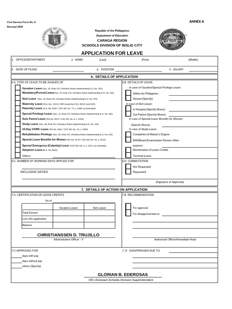 Form 6 For Teachers Ao Adas | PDF