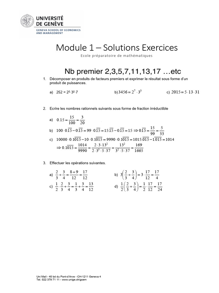 Module 1 Solution | PDF