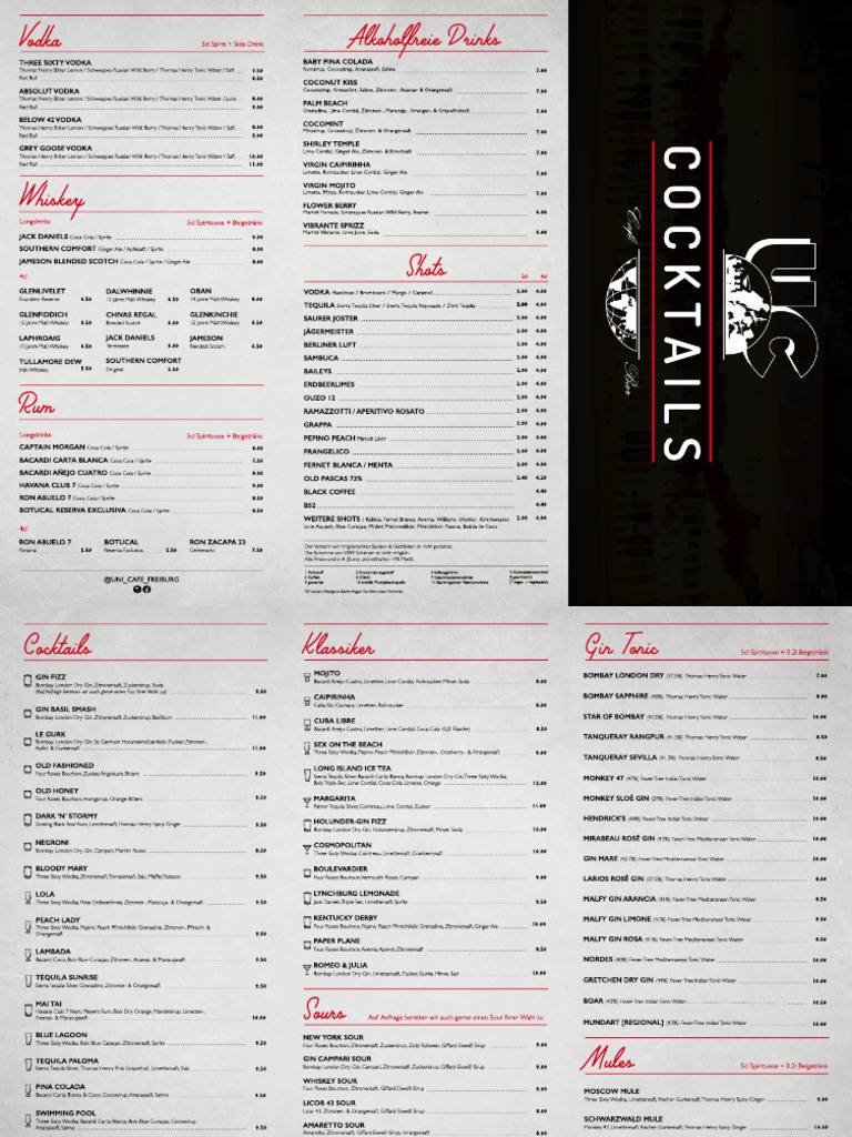 Cocktailkarte Juli 2024 | PDF