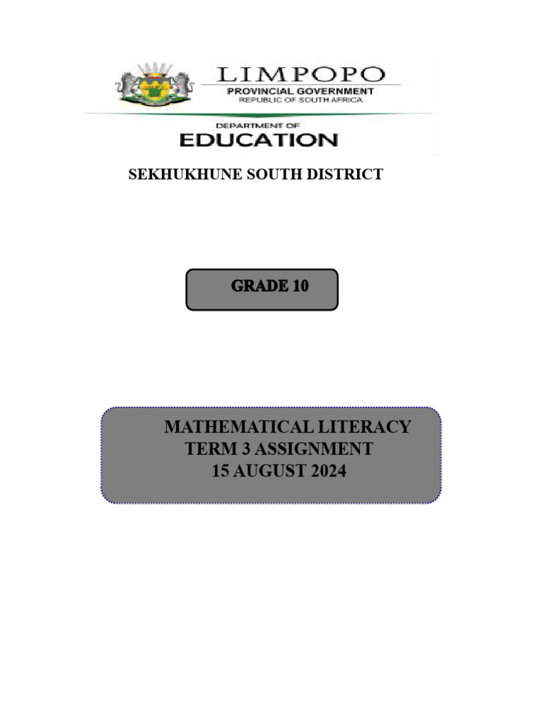 MLIT GRD 10 TERM 3 ASSIGNMENT (15 AUGUST 2024) | PDF