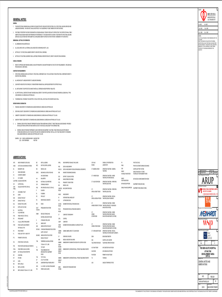 SL-001-GBP General Notes | PDF