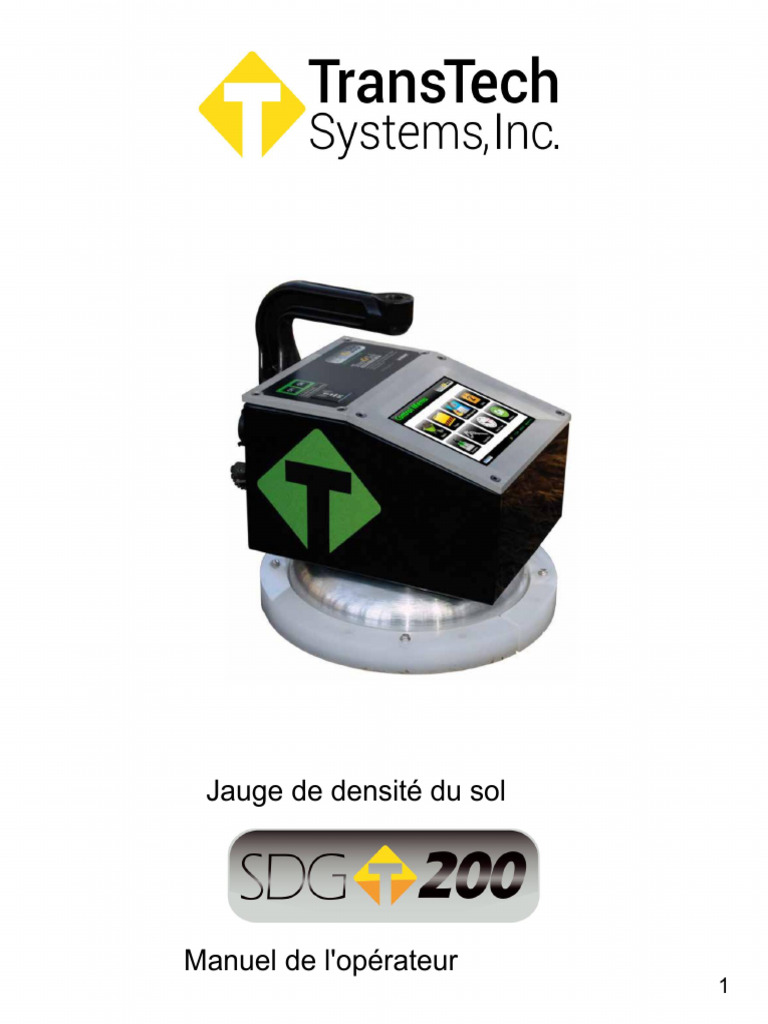 SDG200 Manual | PDF