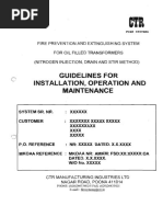 Cbip Manual Guidelines - Fire Protection For Power Transformer CTR | PDF