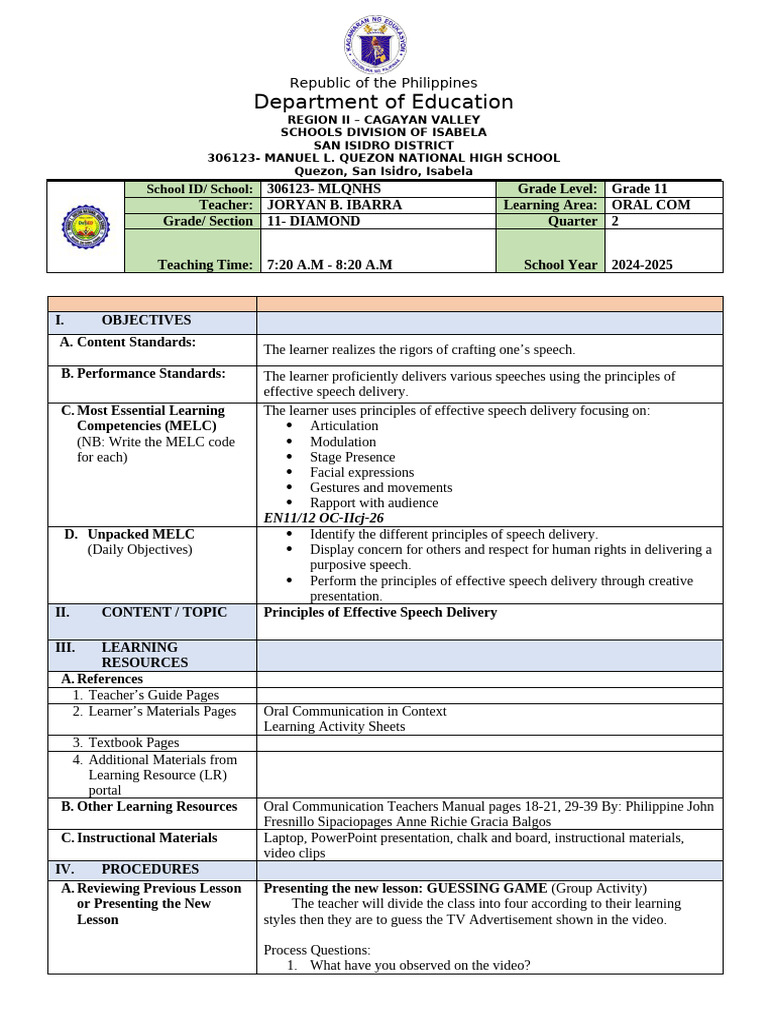 COT OC 2nd Final | PDF