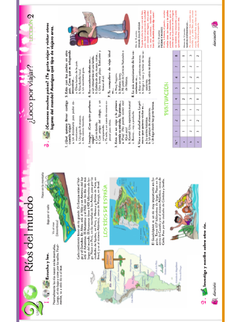 Colega 4 Unit 2 Pag 16-17 | PDF