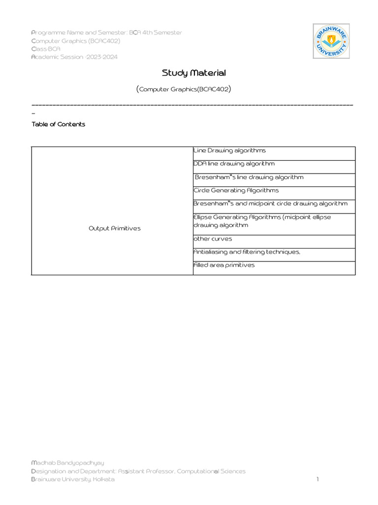 BCAC402 Notes Module2 | PDF