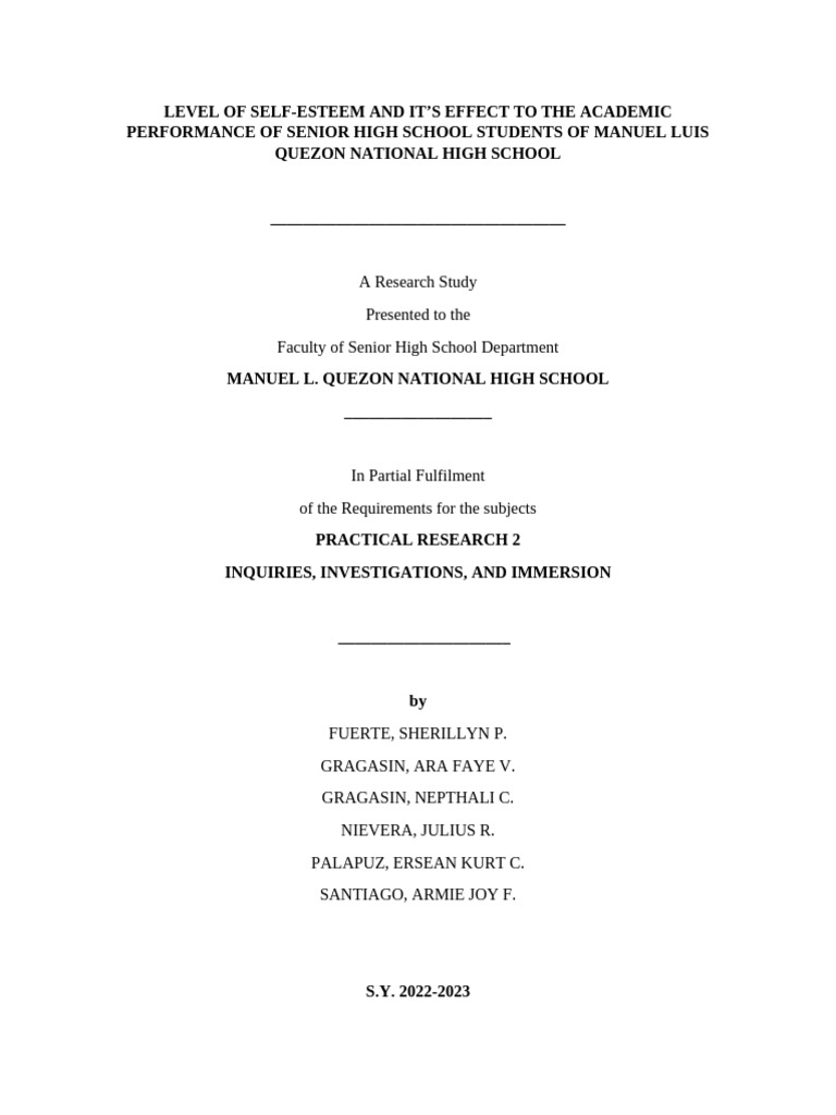 1ST Sem Practical Research 2 | PDF