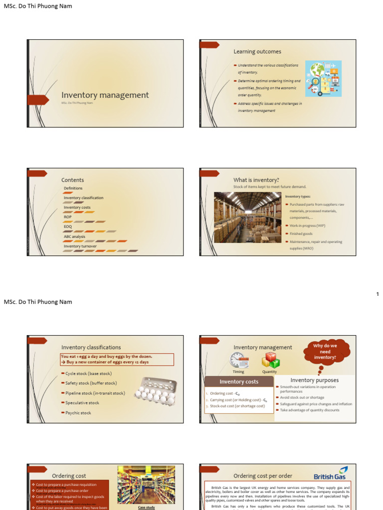 U2 - Inventory Management | PDF
