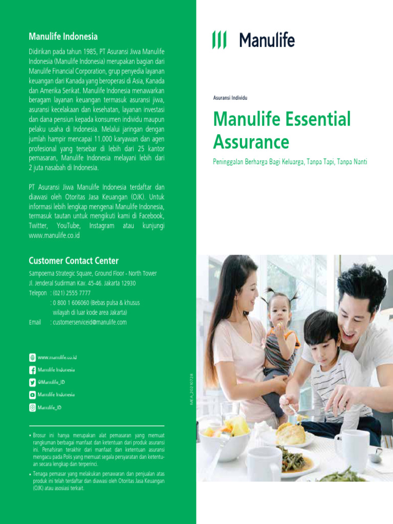 Manulife Essential Assurance | PDF