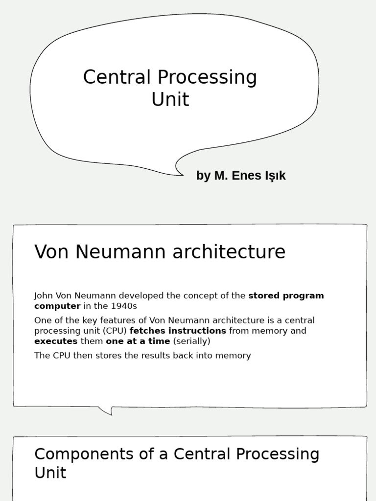 Central Processing Unit | PDF